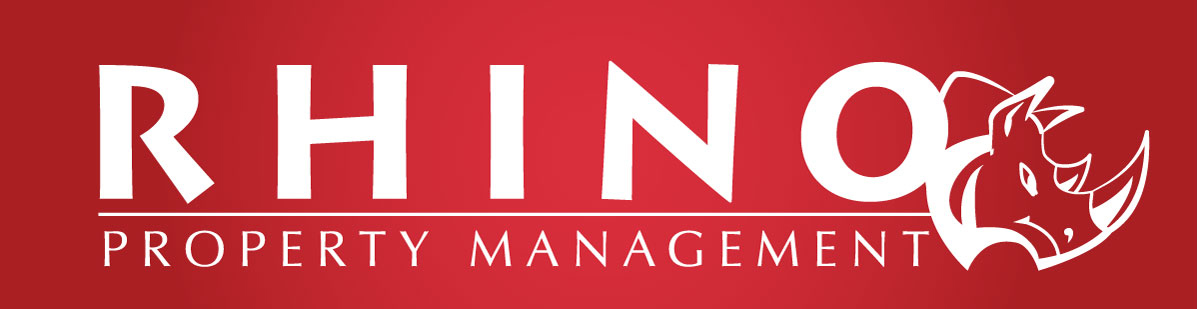 RHINO-whitelogoonred | Rhino Property Management